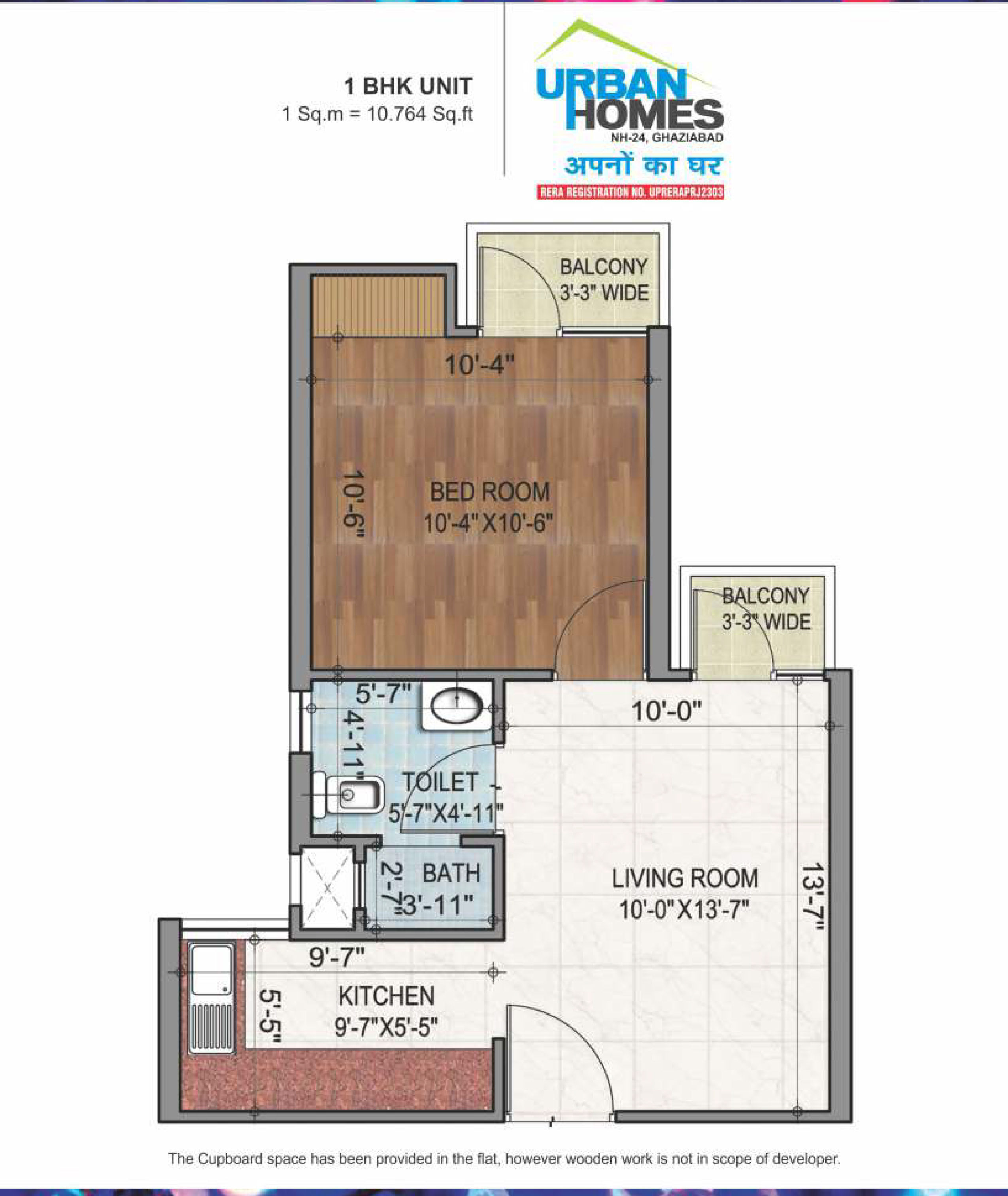 The Aditya Urban Homes 1/2BHK Flats NH24 Ghaziabad